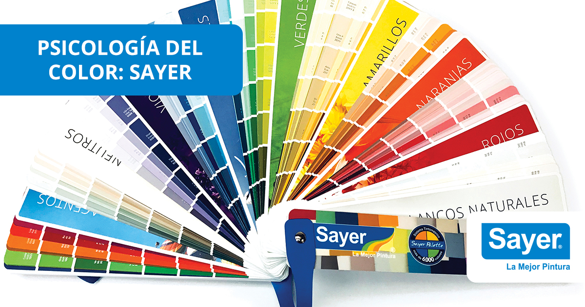Psicología del color: SAYER – Novedades Sayer